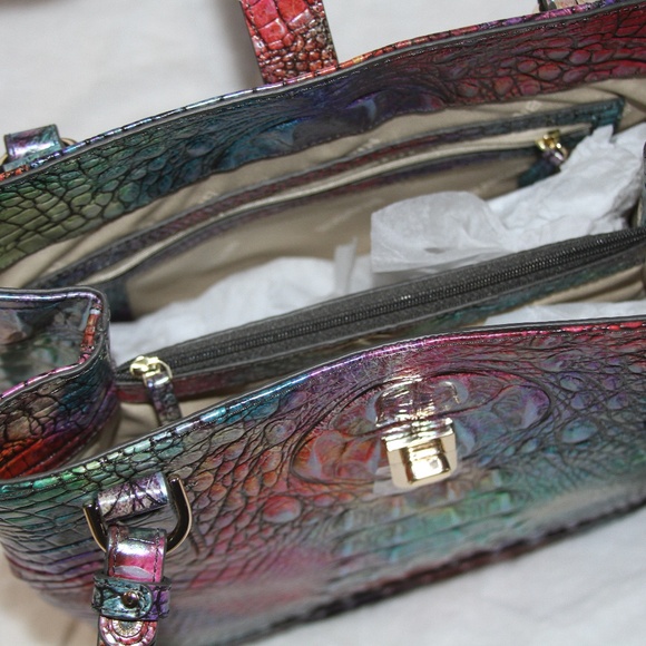 Brahmin | Bags | Nwt Brahmin Fiora Tote Bucket Bag Argyle Melbourne ...